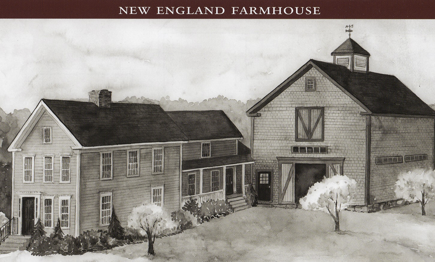The New England Farmhouse | Northeastern Log Homes