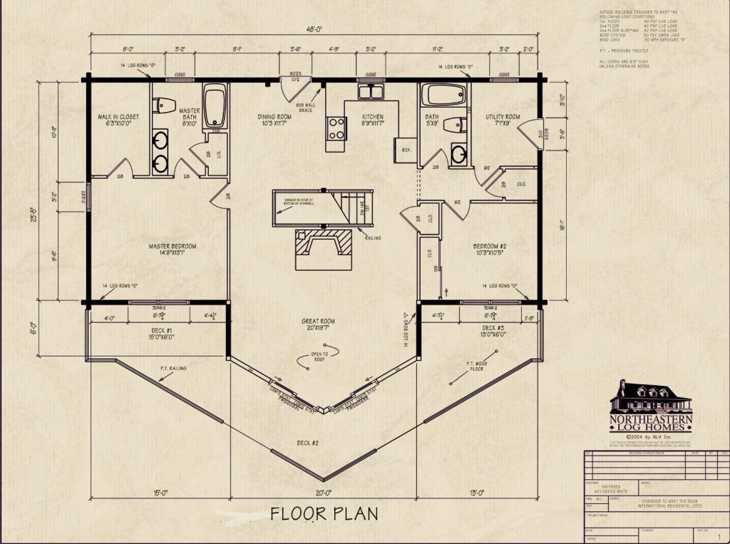 The Blue Ridge | Northeastern Log Homes