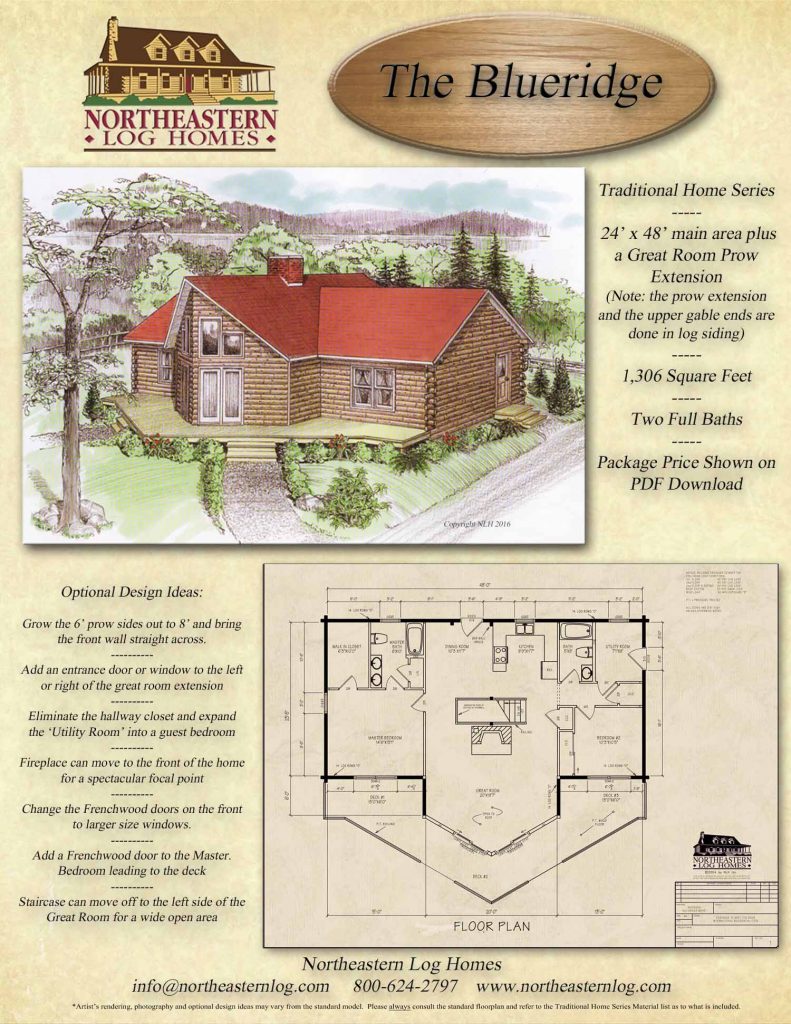 The Blue Ridge | Northeastern Log Homes