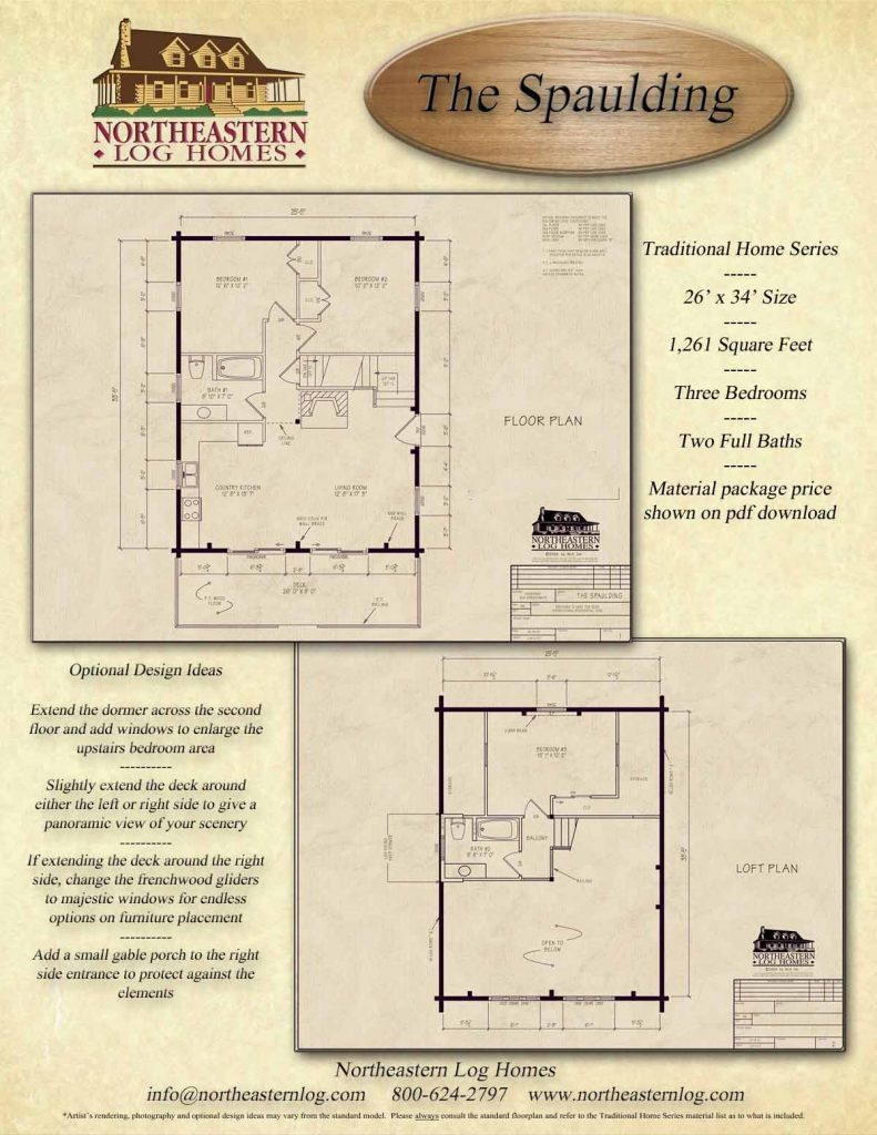 The Spaulding | Northeastern Log Homes