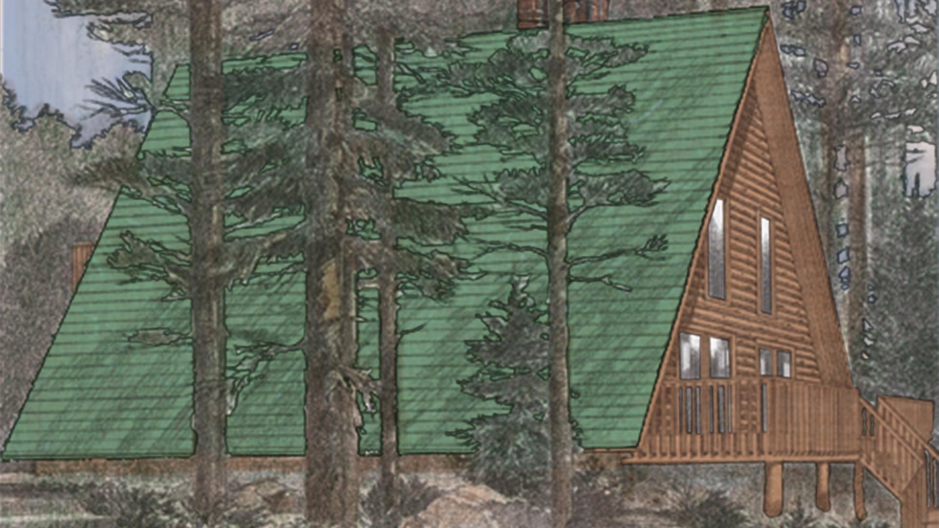 The A Frame | Northeastern Log Homes