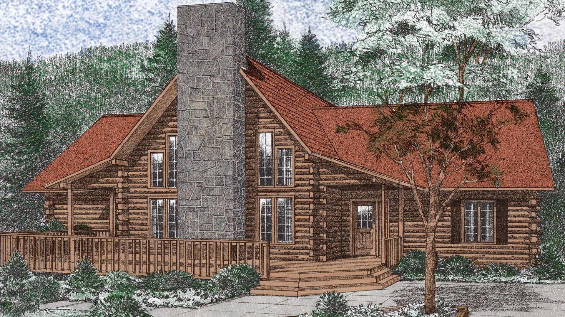 The Aspen | Northeastern Log Homes