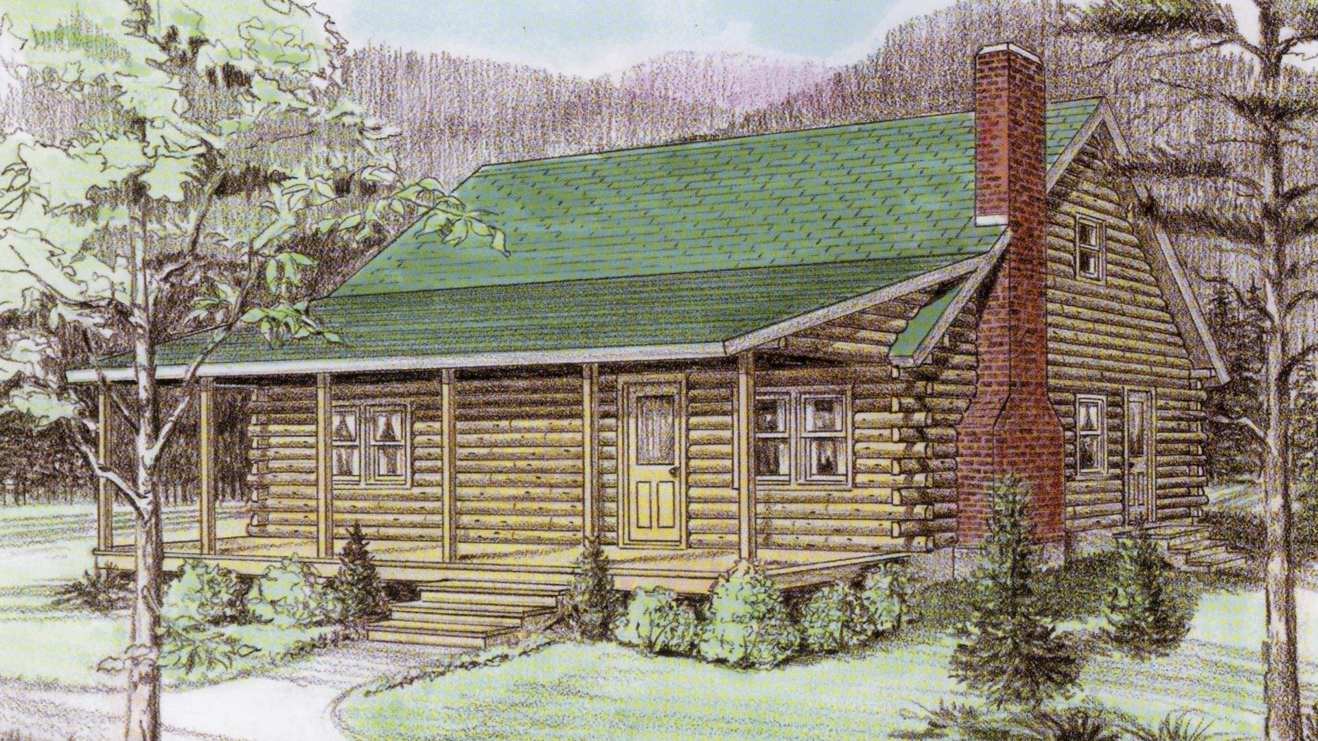 The Bigelow | Northeastern Log Homes