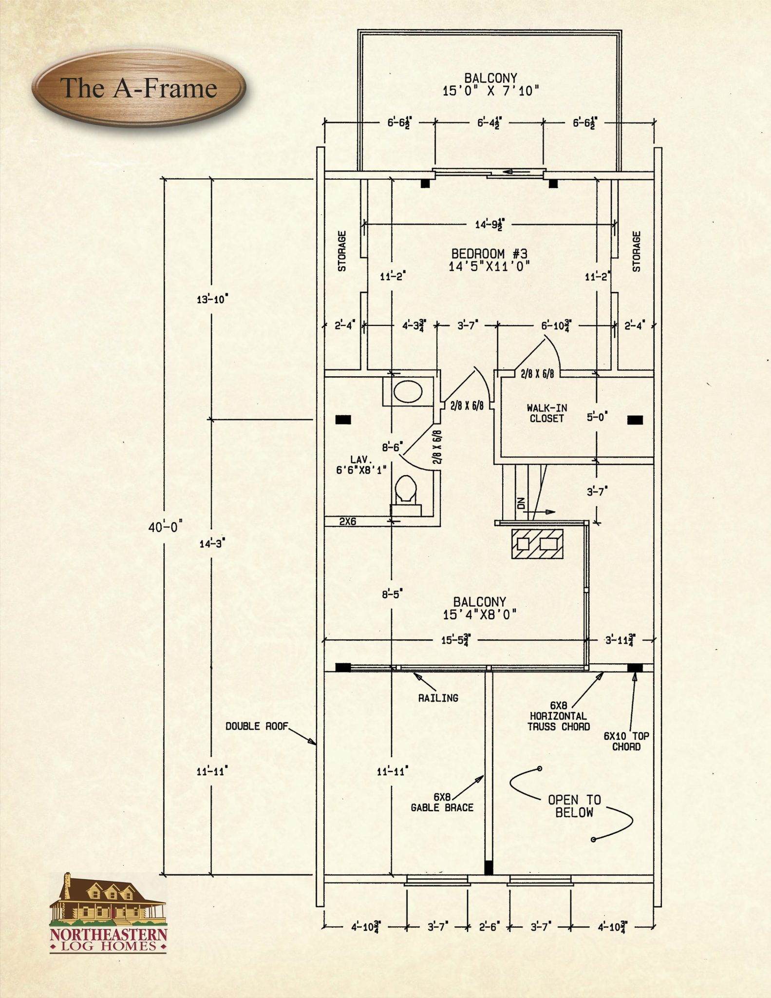 The A Frame | Northeastern Log Homes