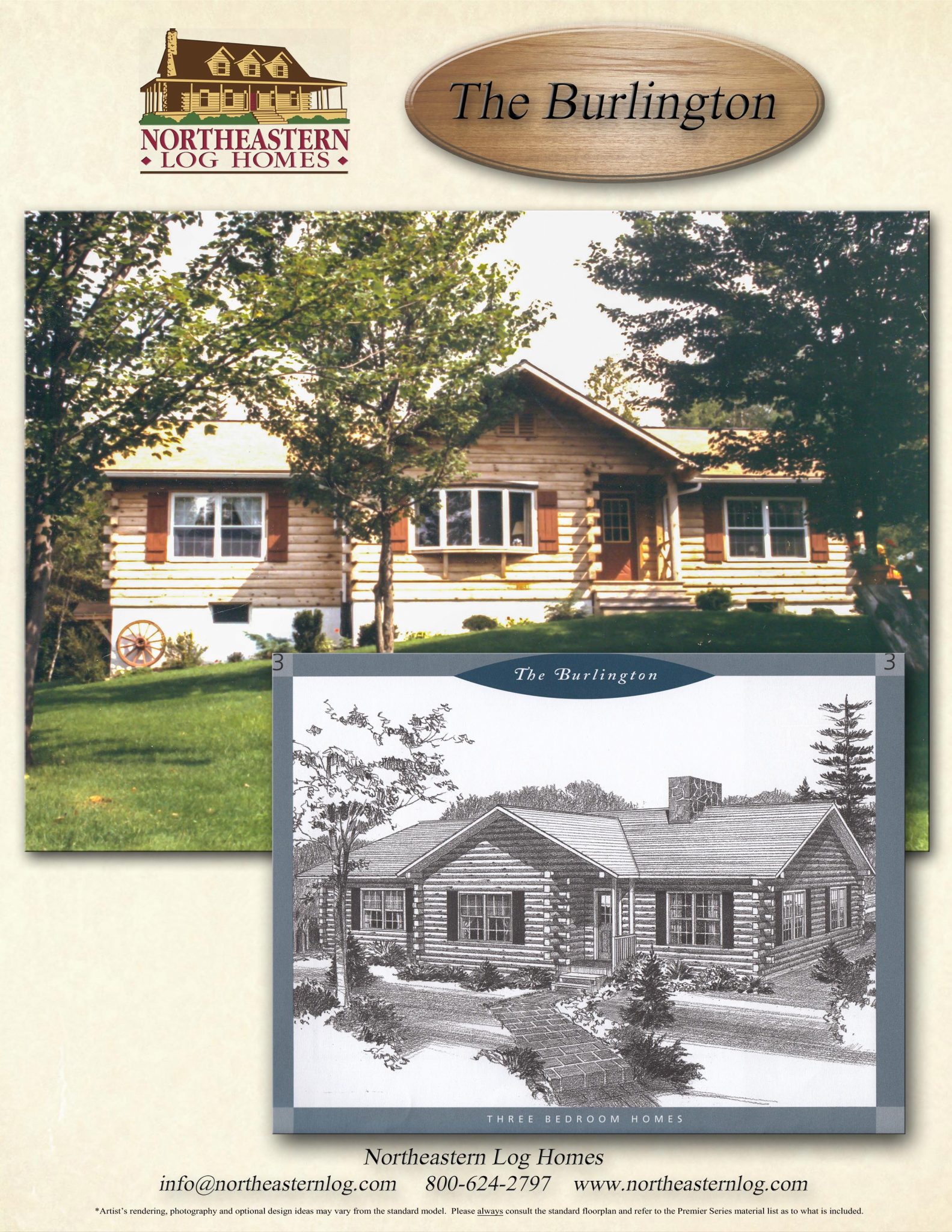 The Burlington | Northeastern Log Homes