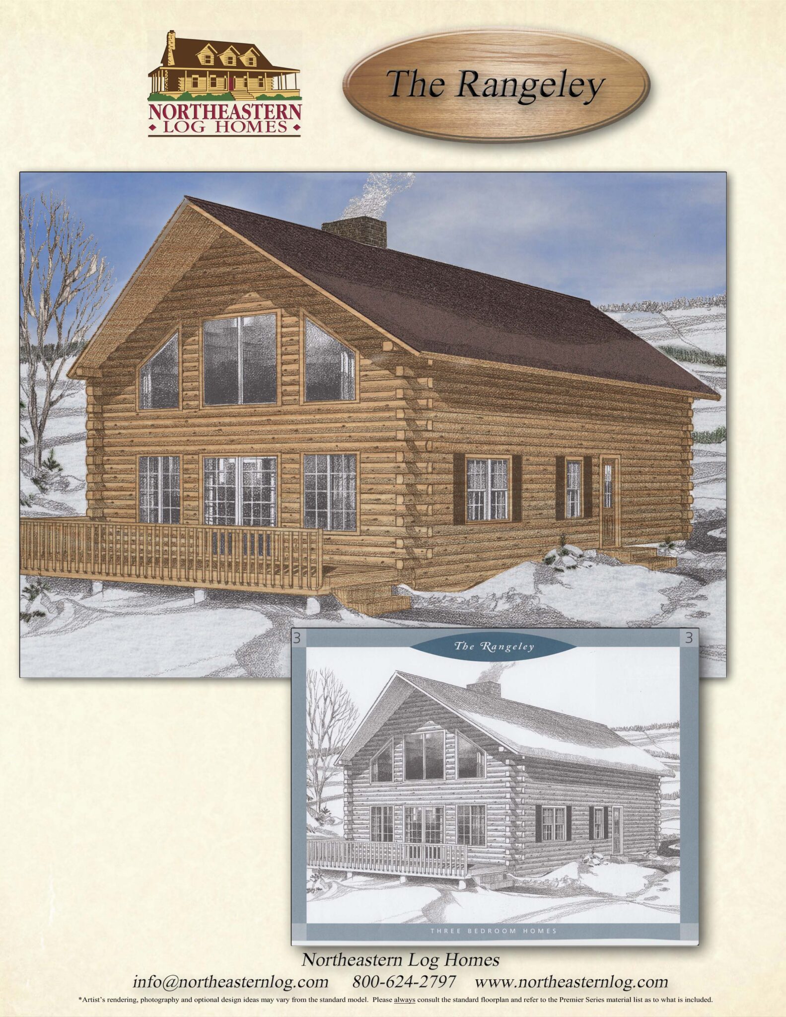 The Rangeley | Northeastern Log Homes