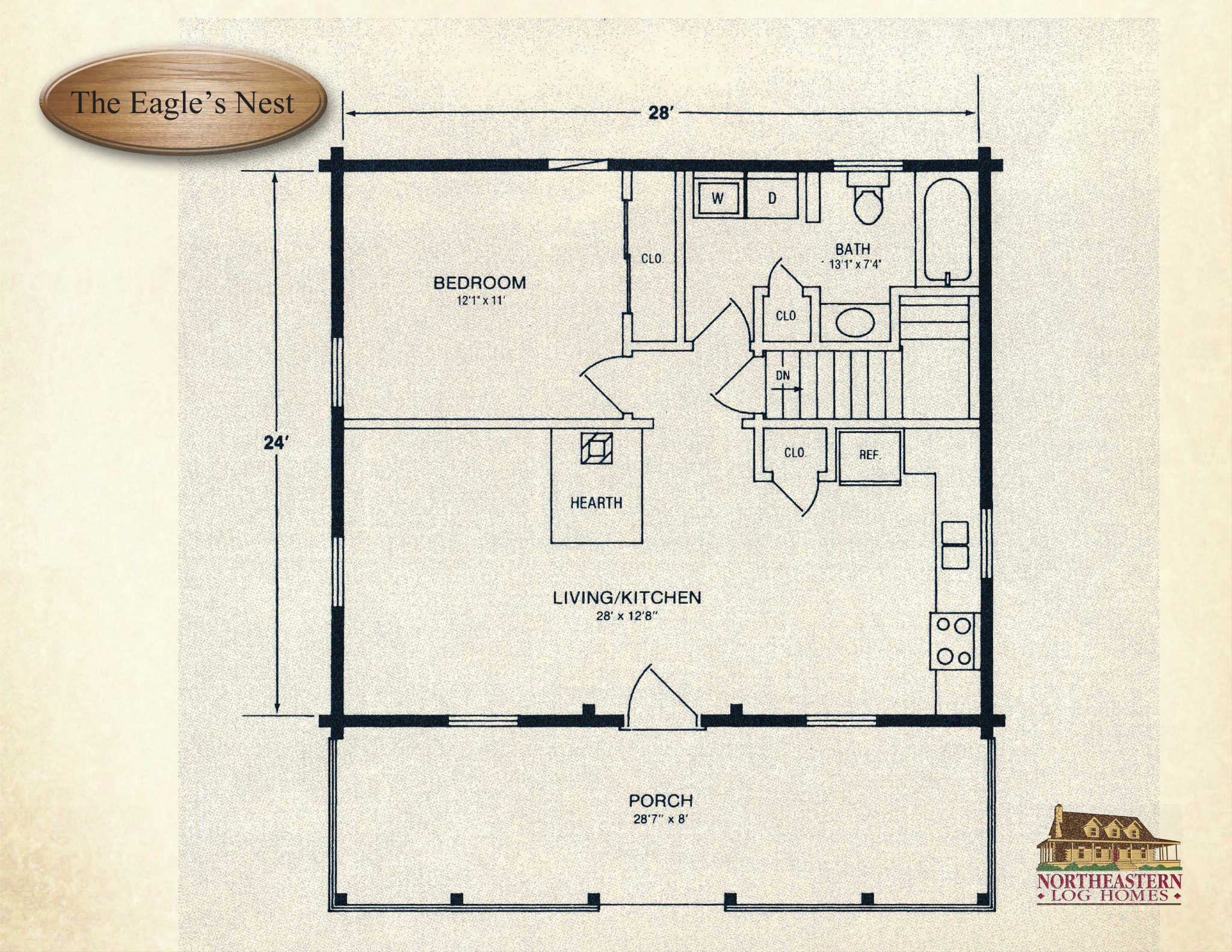 The Eagle's Nest | Northeastern Log Homes