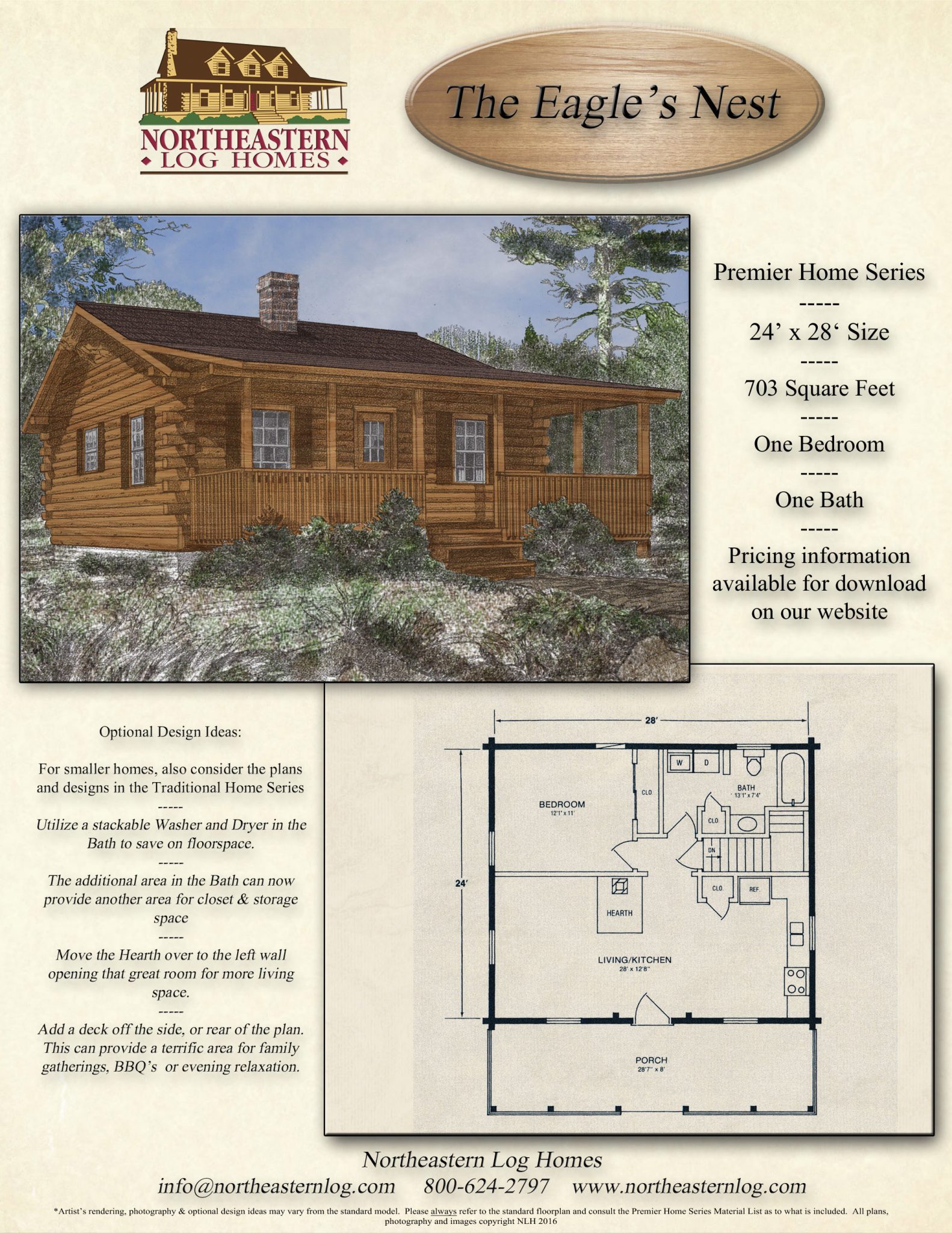 The Eagle's Nest | Northeastern Log Homes